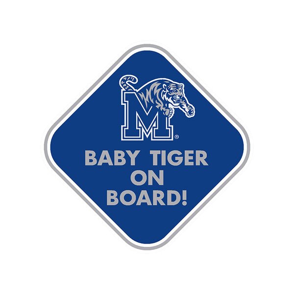 Memphis Tigers Baby Tiger on Board Decal | Tiger Bookstore
